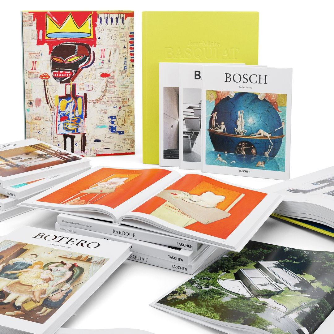 3D model book set 1 art - TurboSquid 1493677