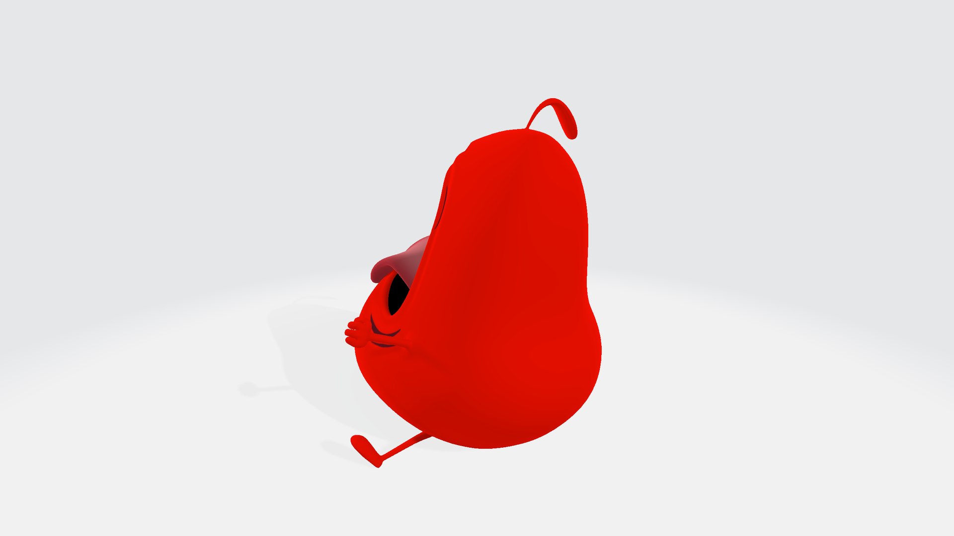 3D Red Critter - Whim Model - TurboSquid 2369062