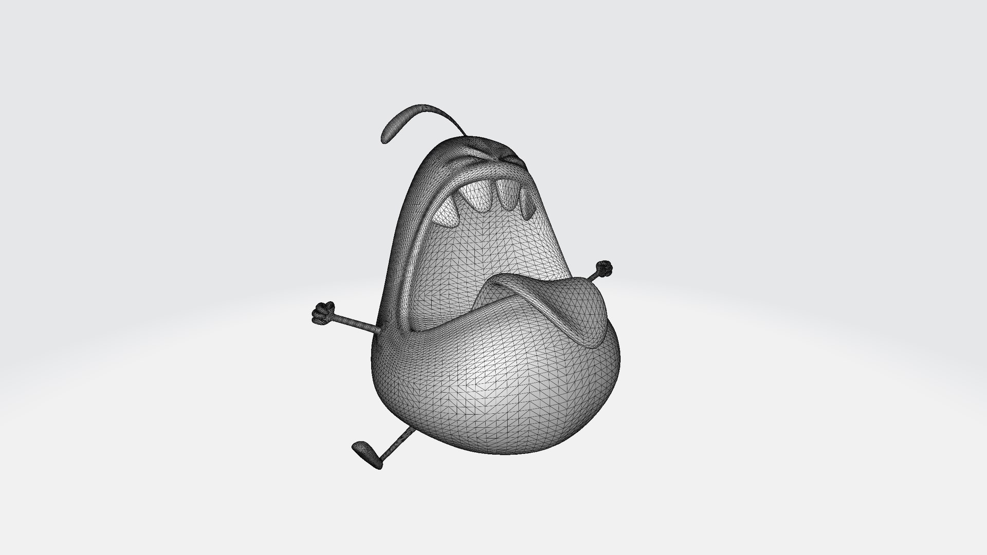 3D Red Critter - Whim Model - TurboSquid 2369062