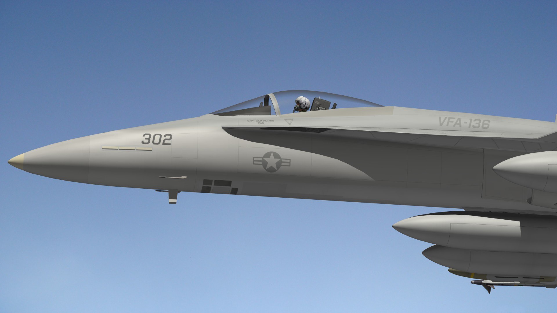 3D Model FA18C Hornet Legacy - TurboSquid 2258542