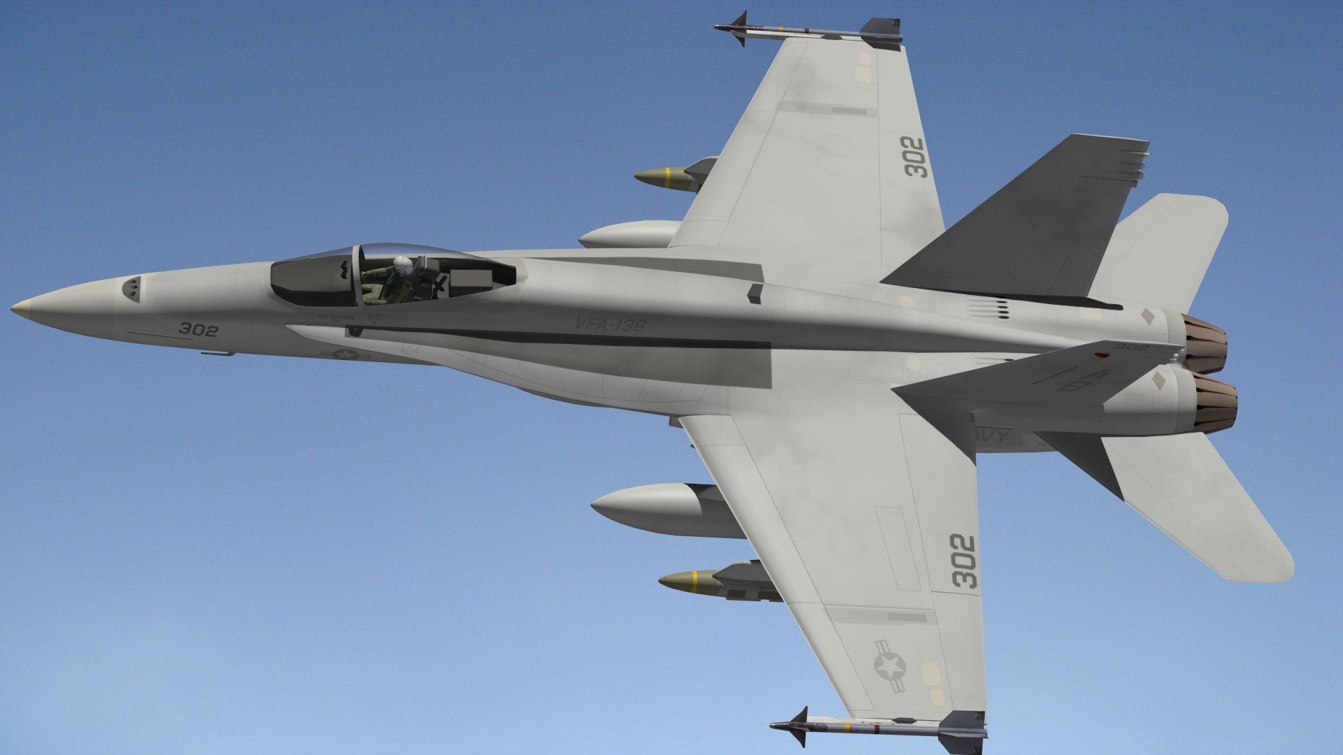 3D Model FA18C Hornet Legacy - TurboSquid 2258542