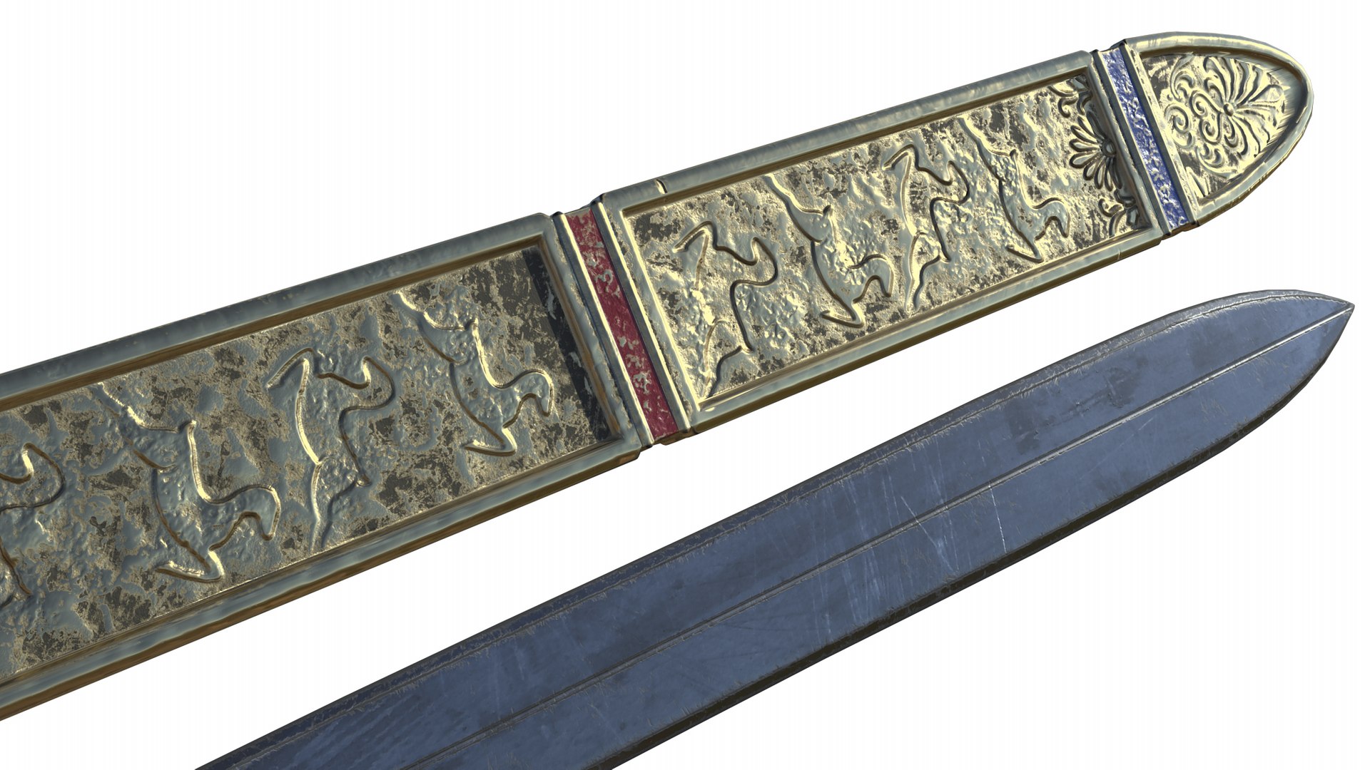 Egypt Sword 3D Model - TurboSquid 2263823