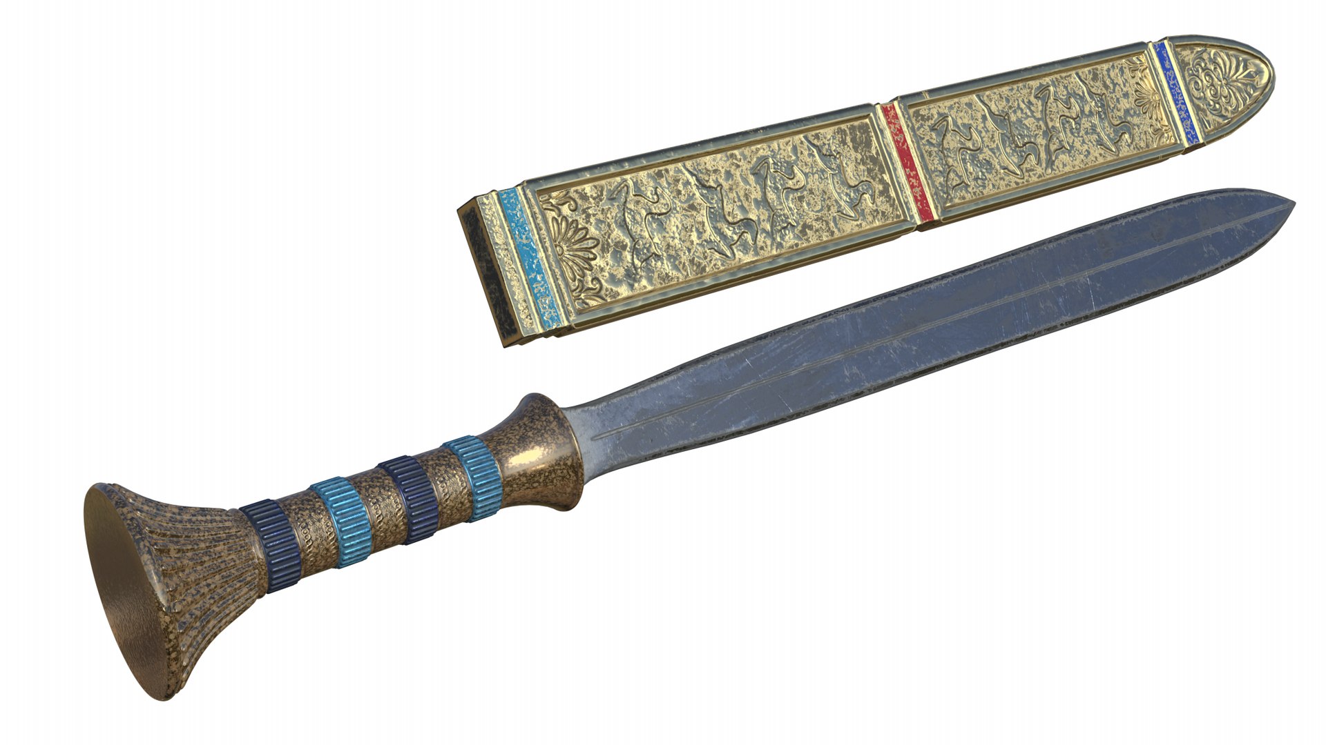 Egypt Sword 3D Model - TurboSquid 2263823