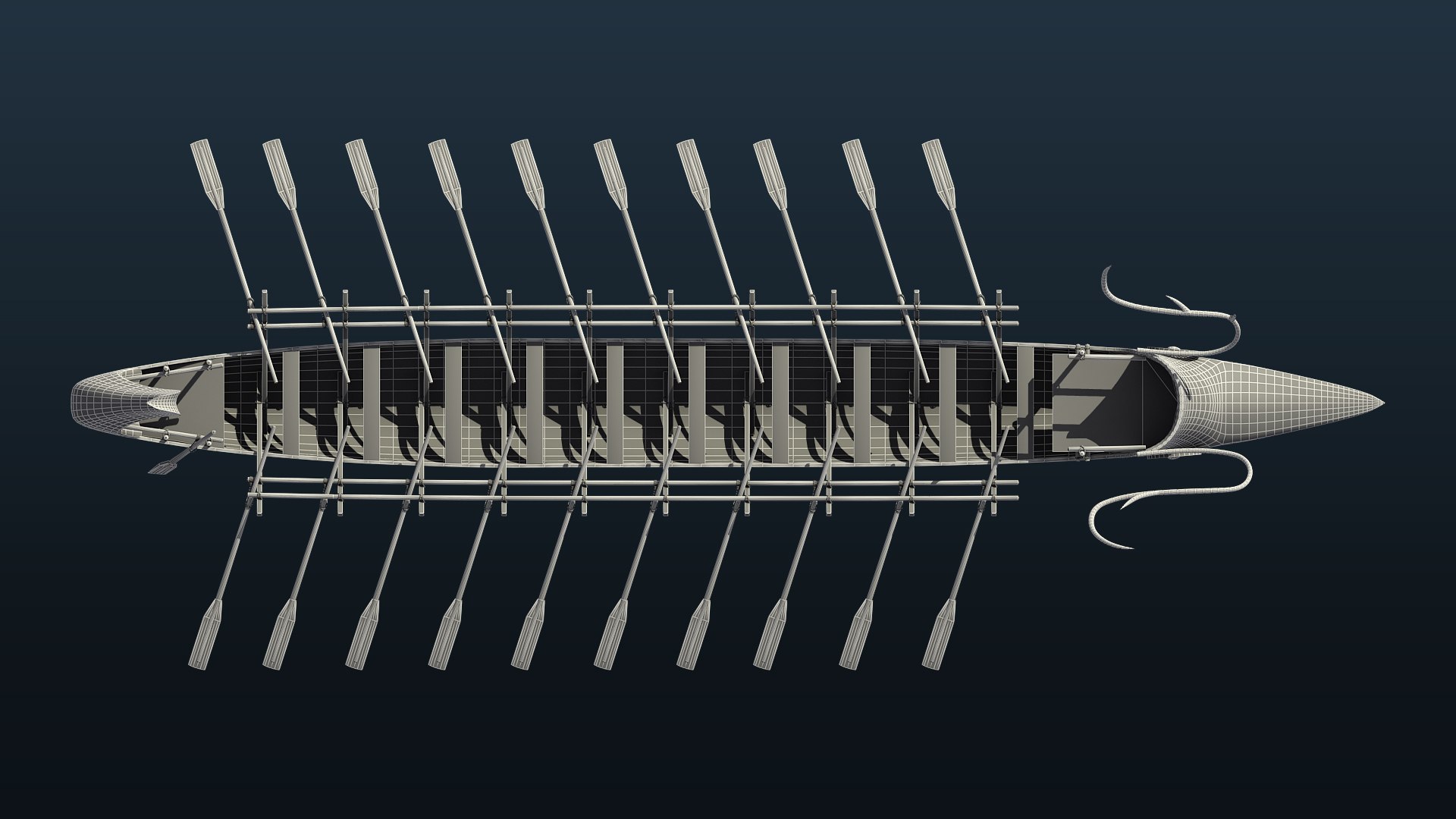 Max Warship Ancient Ship Minos
