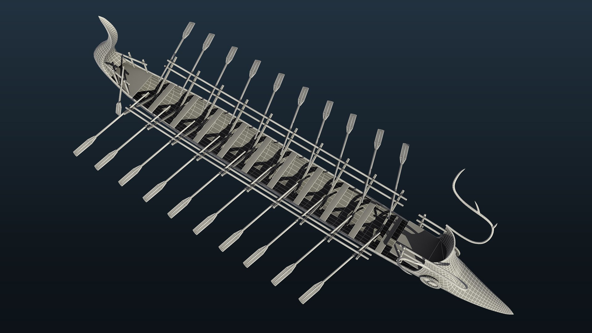 Max Warship Ancient Ship Minos