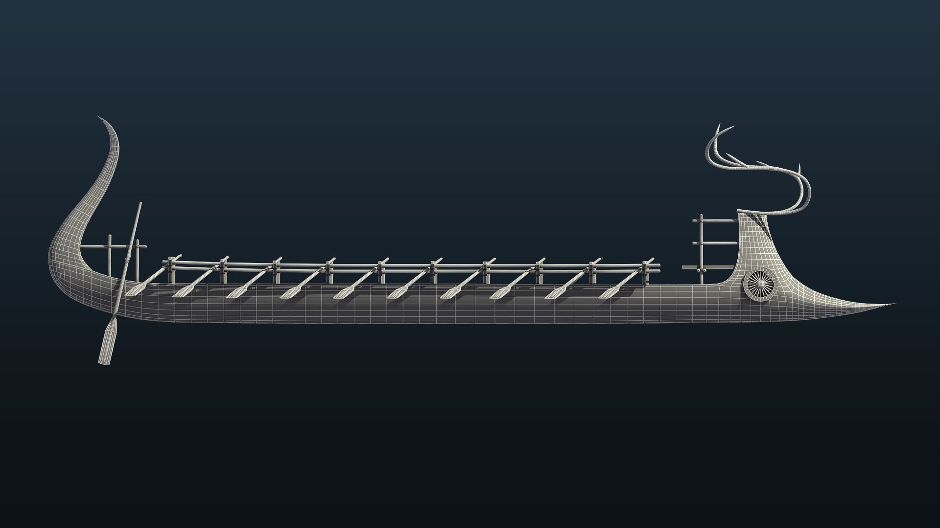 Max Warship Ancient Ship Minos