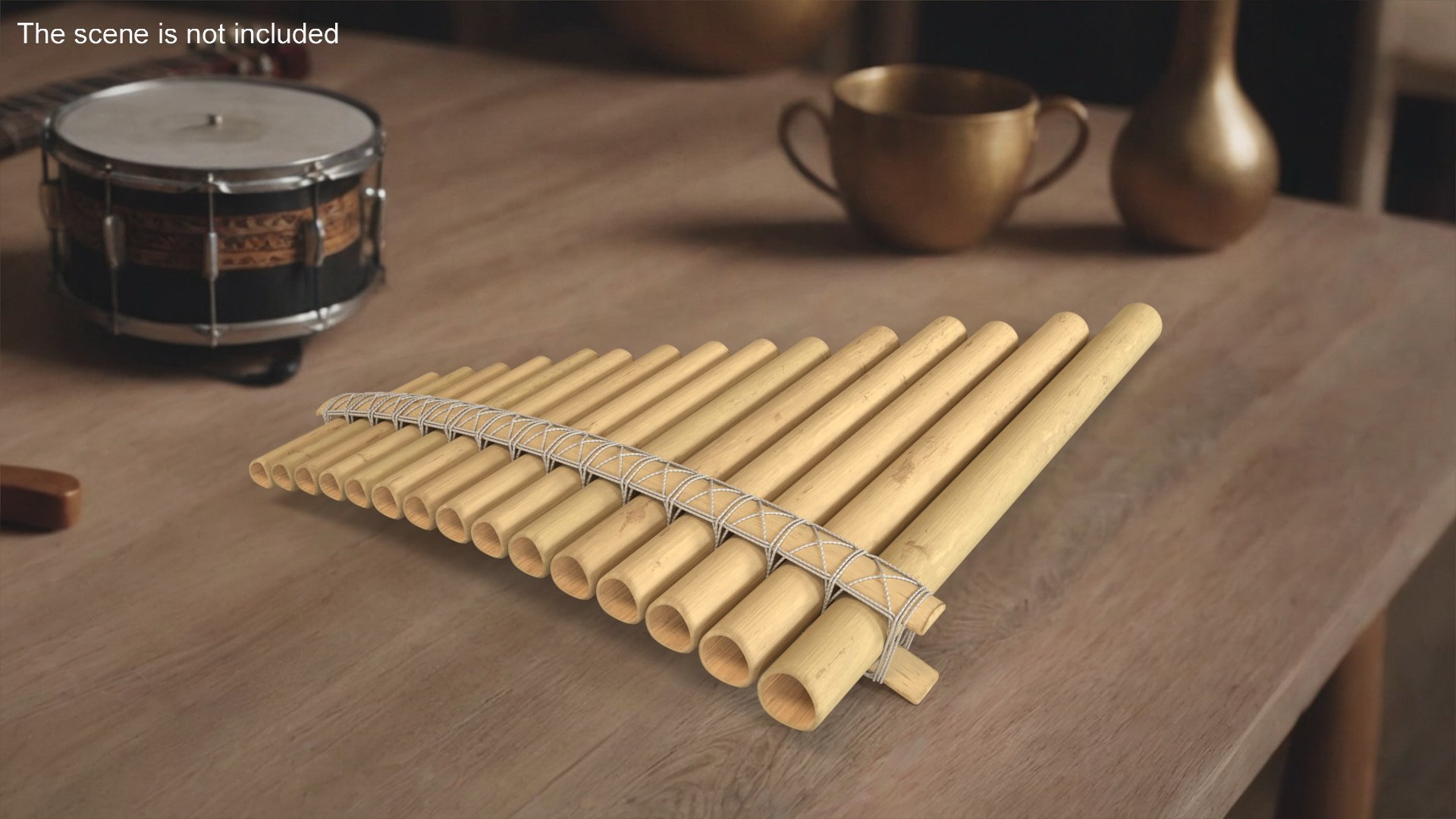 Pan Flute Instrument 3D Model - TurboSquid 2307282