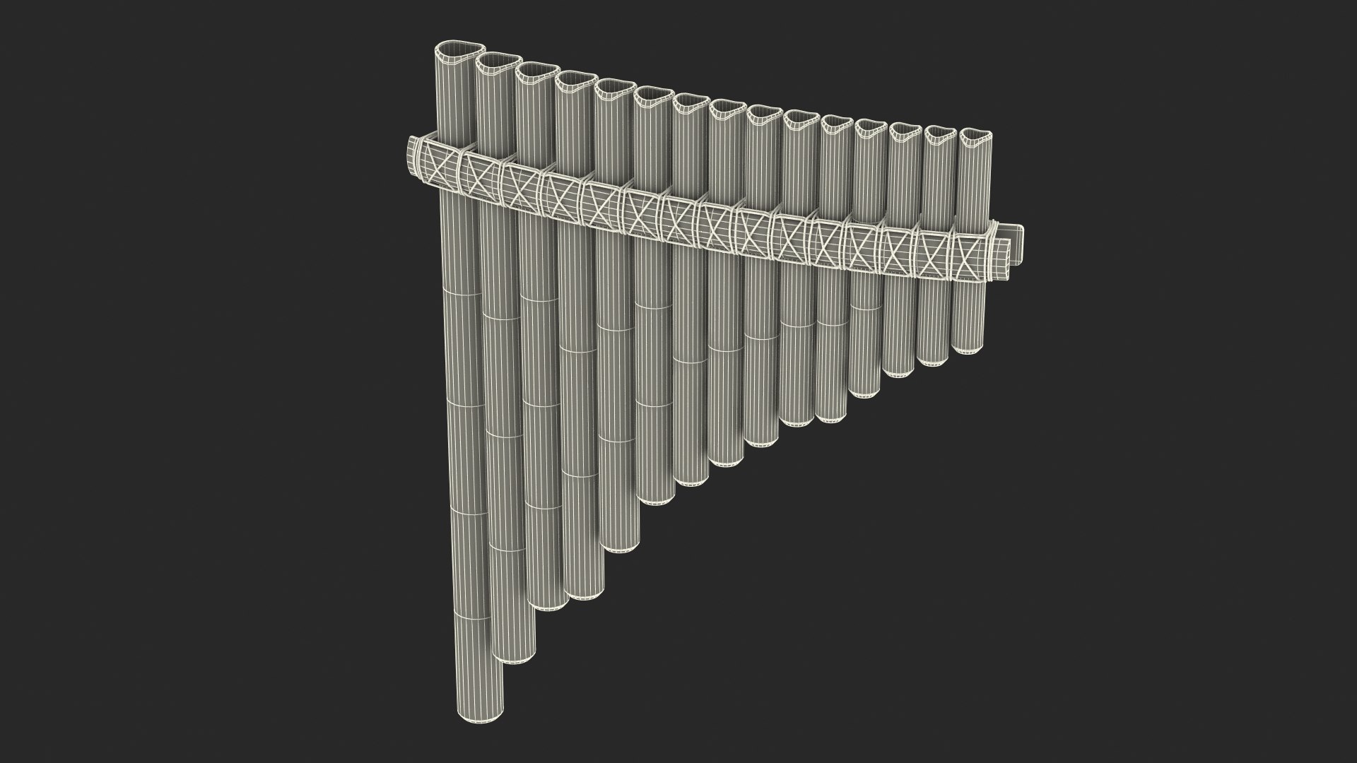 Pan Flute Instrument 3D Model - TurboSquid 2307282