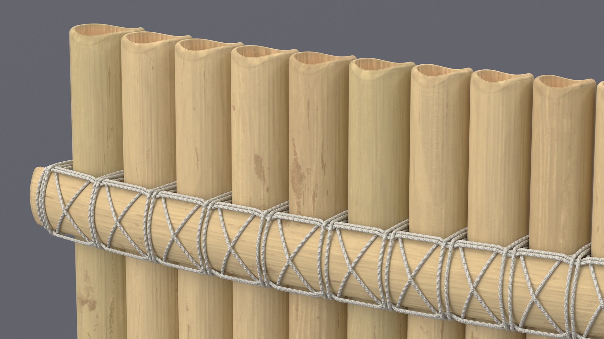 Pan Flute Instrument 3D Model - TurboSquid 2307282