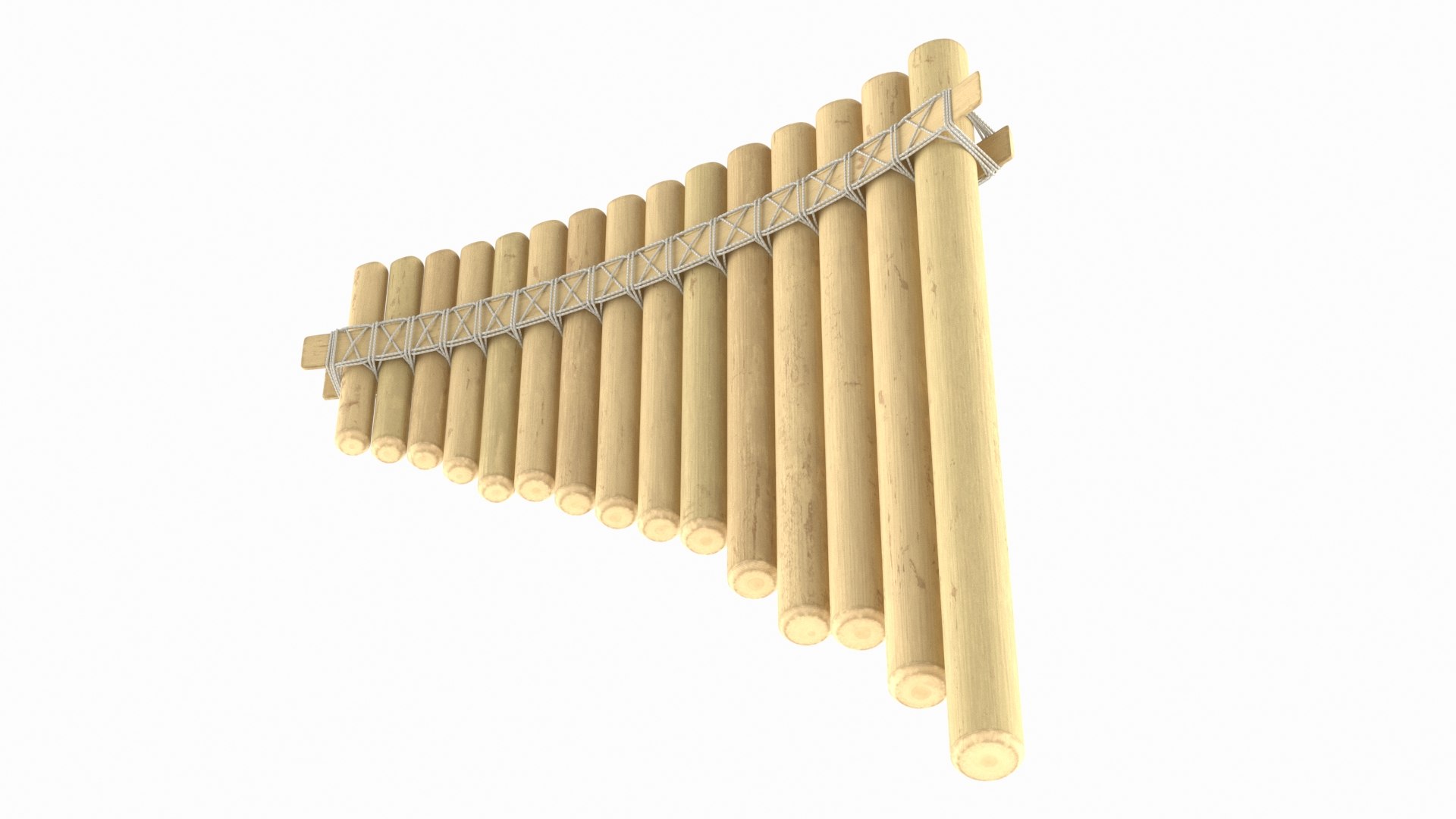 Pan Flute Instrument 3D Model - TurboSquid 2307282