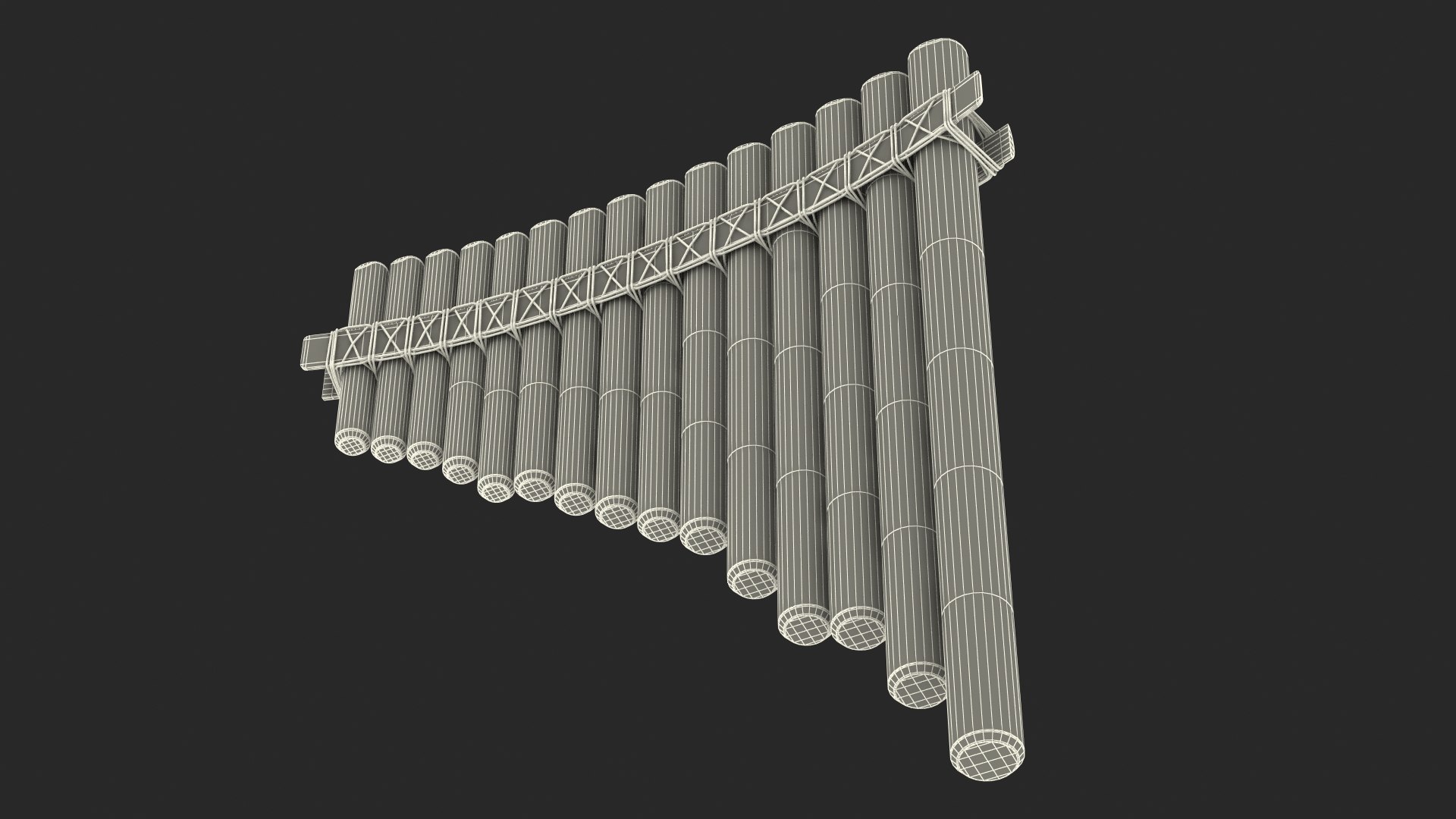 Pan Flute Instrument 3D Model - TurboSquid 2307282