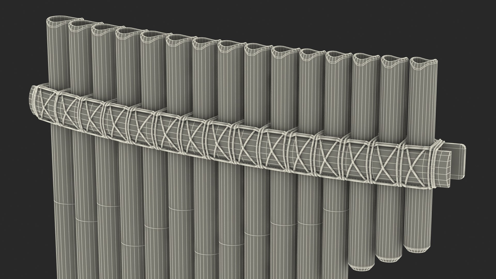 Pan Flute Instrument 3D Model - TurboSquid 2307282
