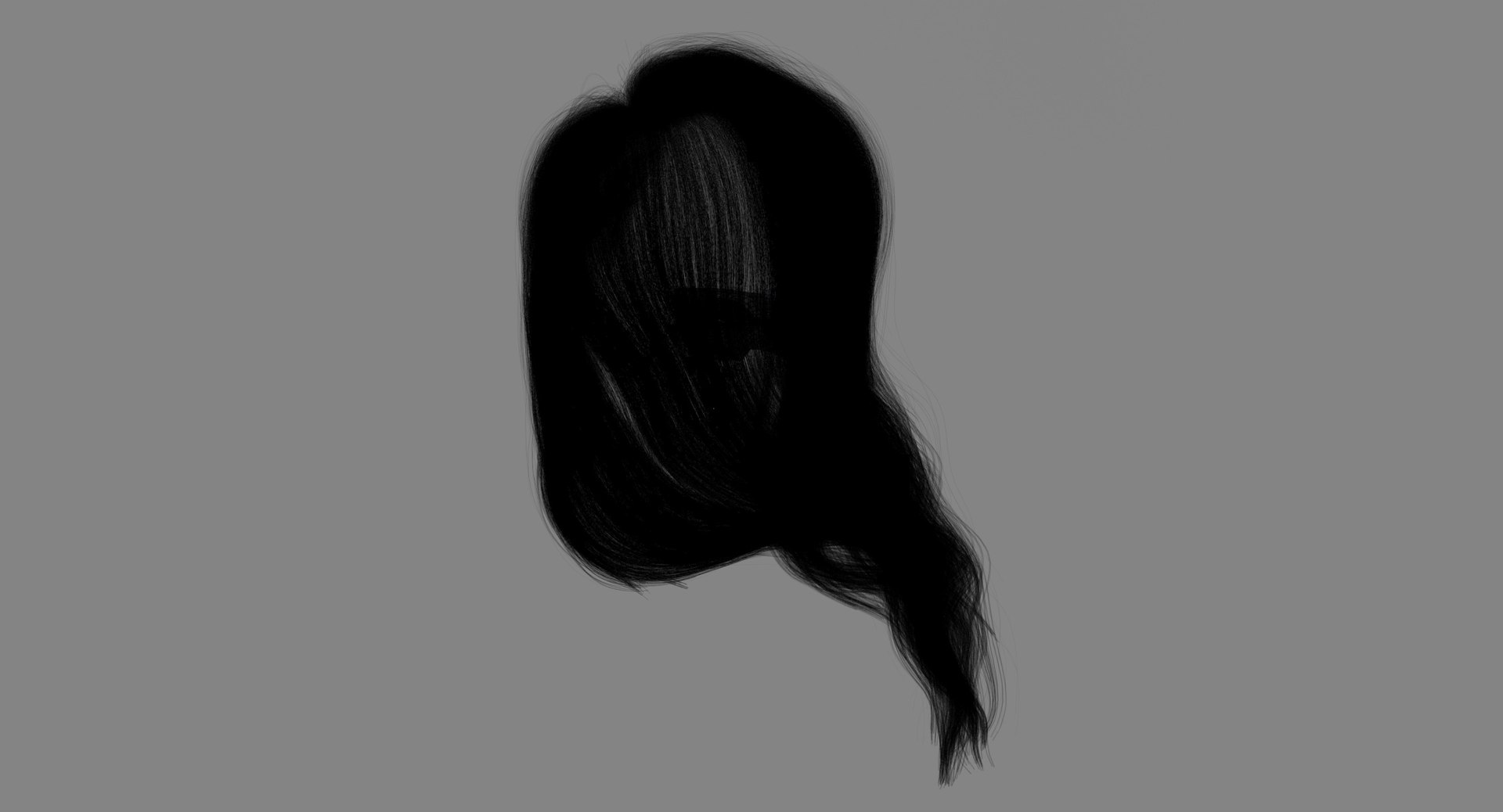 Realistic Long Female Ornatrix Hairstyle 3D Model - TurboSquid 2399283