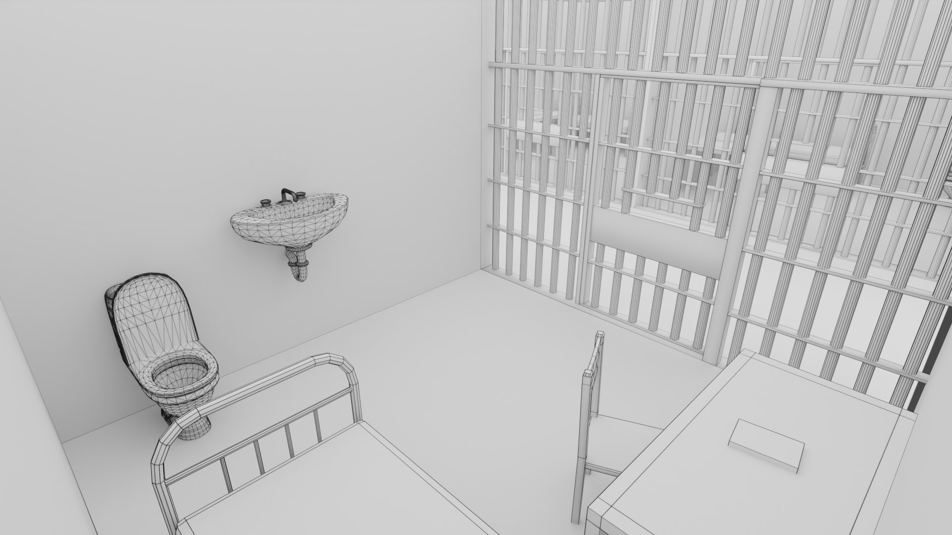 3D Prison Model - TurboSquid 1730430