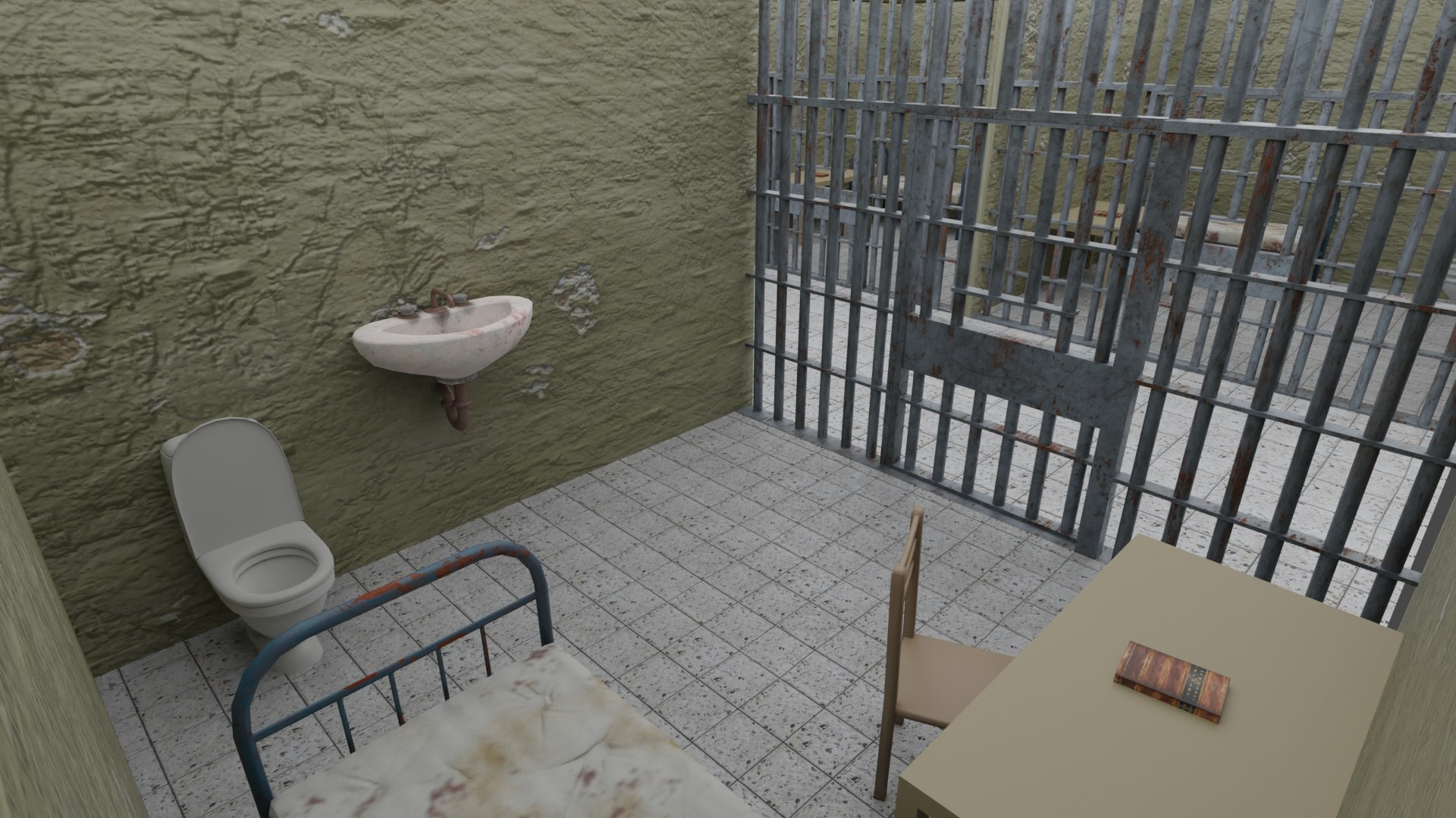 3D Prison Model - TurboSquid 1730430