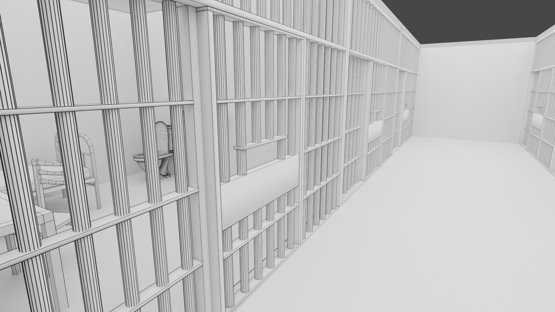 3D Prison Model - TurboSquid 1730430