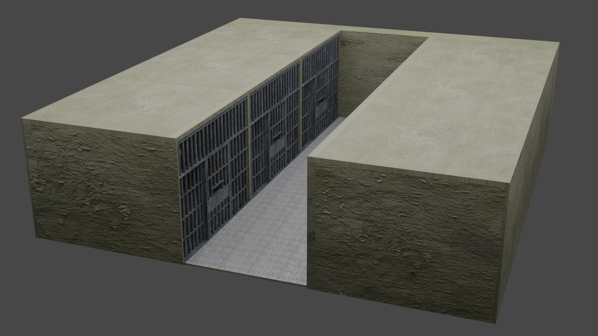 3D Prison Model - TurboSquid 1730430