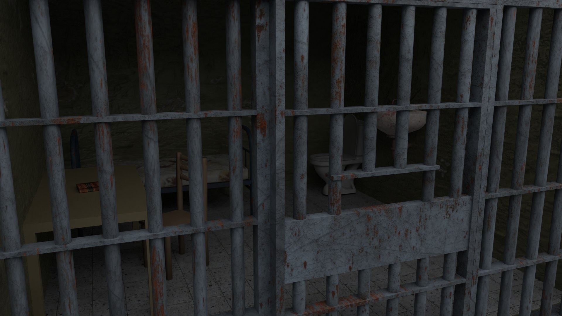 3D Prison Model - TurboSquid 1730430