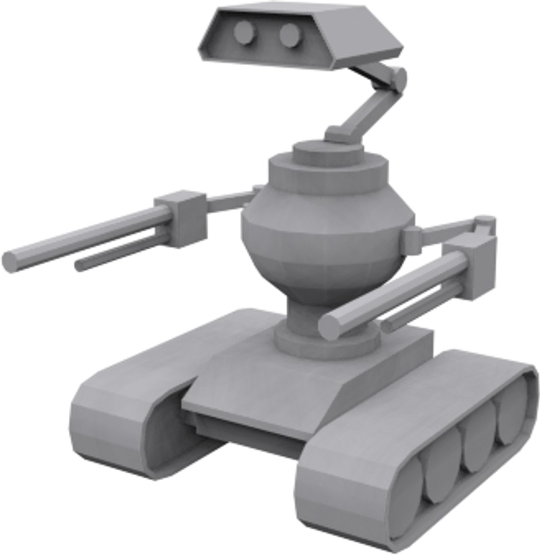 Scrollers Pod Drones 3d Model