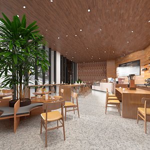 3D Cafe Models | TurboSquid