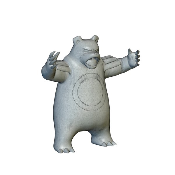 modelo 3d Pokémon Ursaring 217 - Optimizado para impresión 3D ...