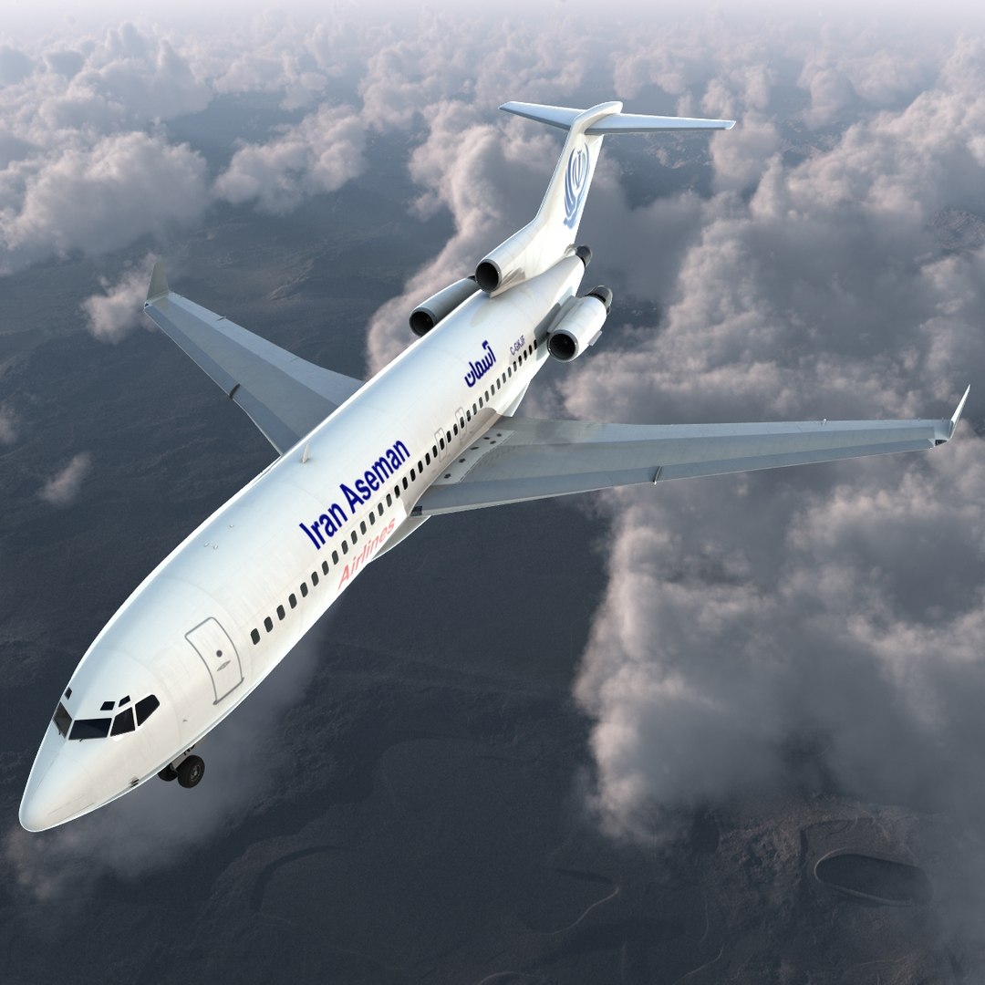 boeing 727 100 private 3d max