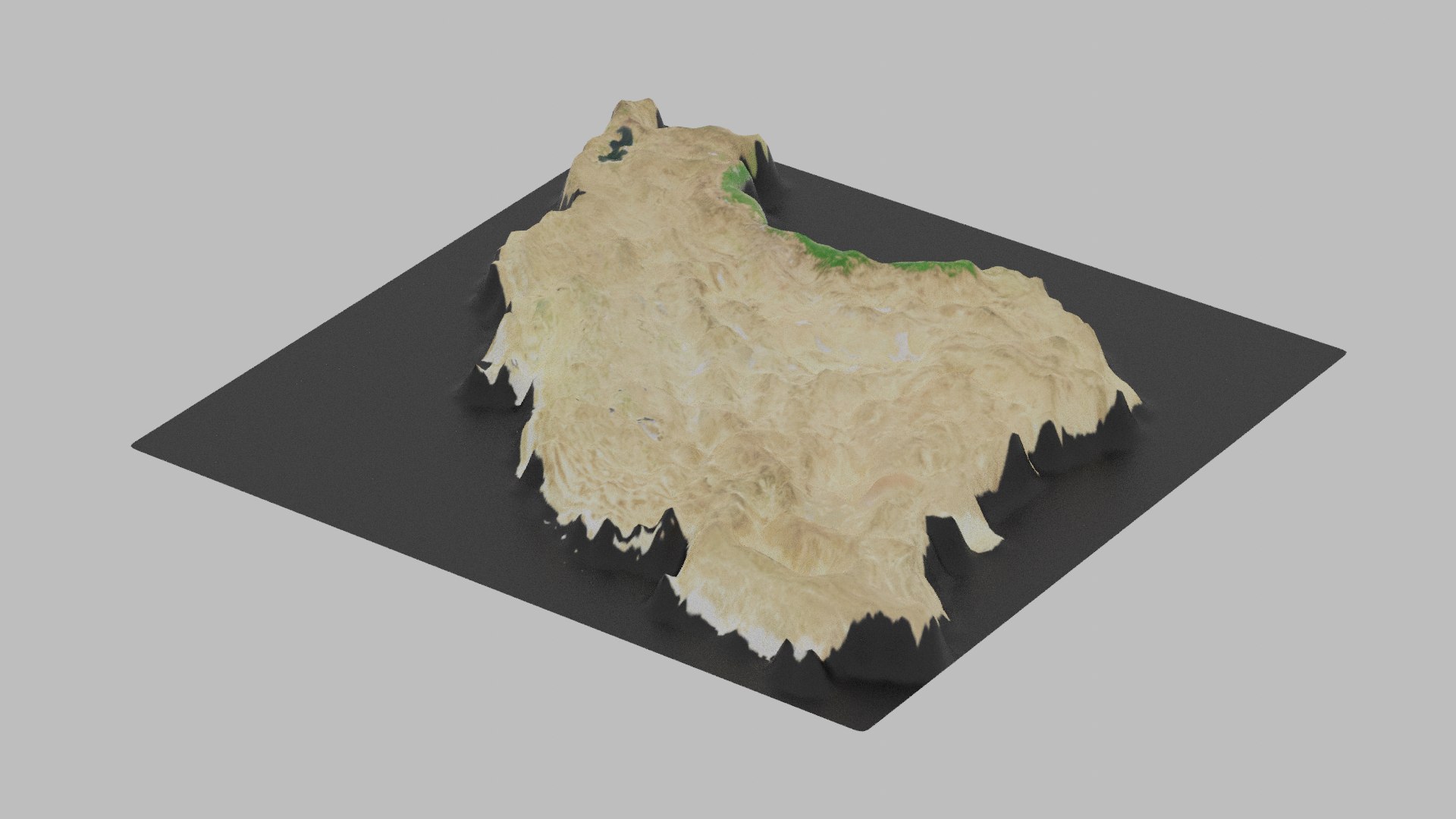 3D Iran Map Country - TurboSquid 2075891