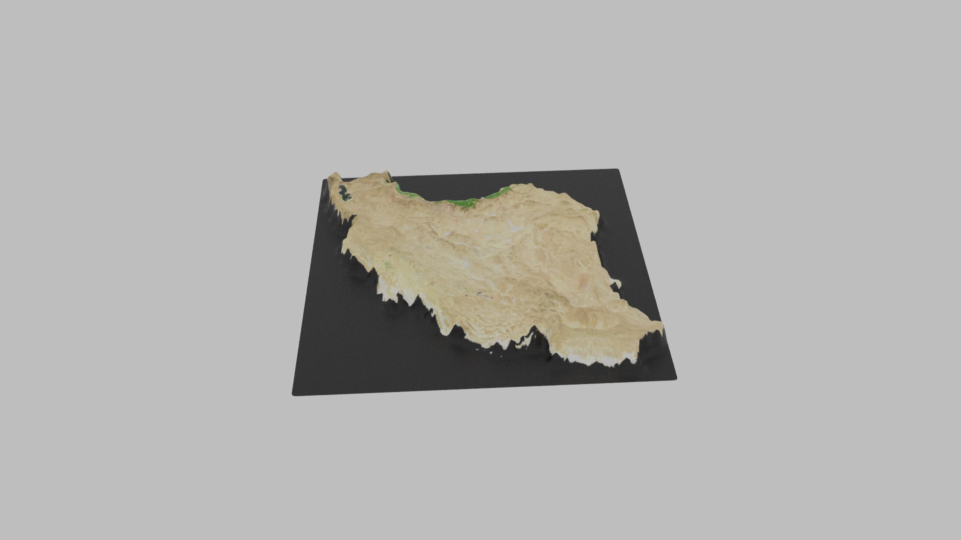 3D Iran Map Country - TurboSquid 2075891