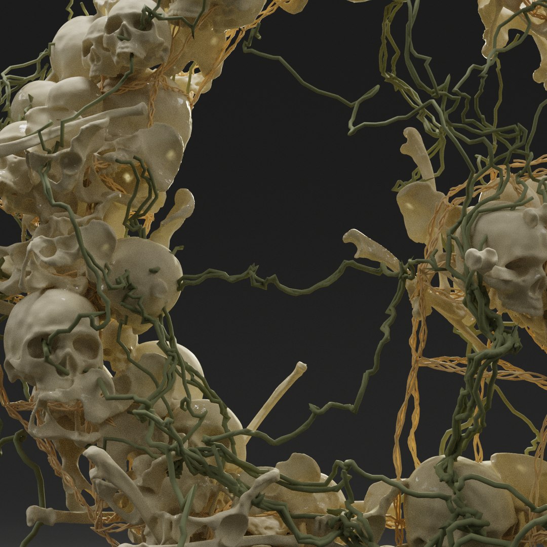 Letter g bones skeleton 3D model - TurboSquid 1546121