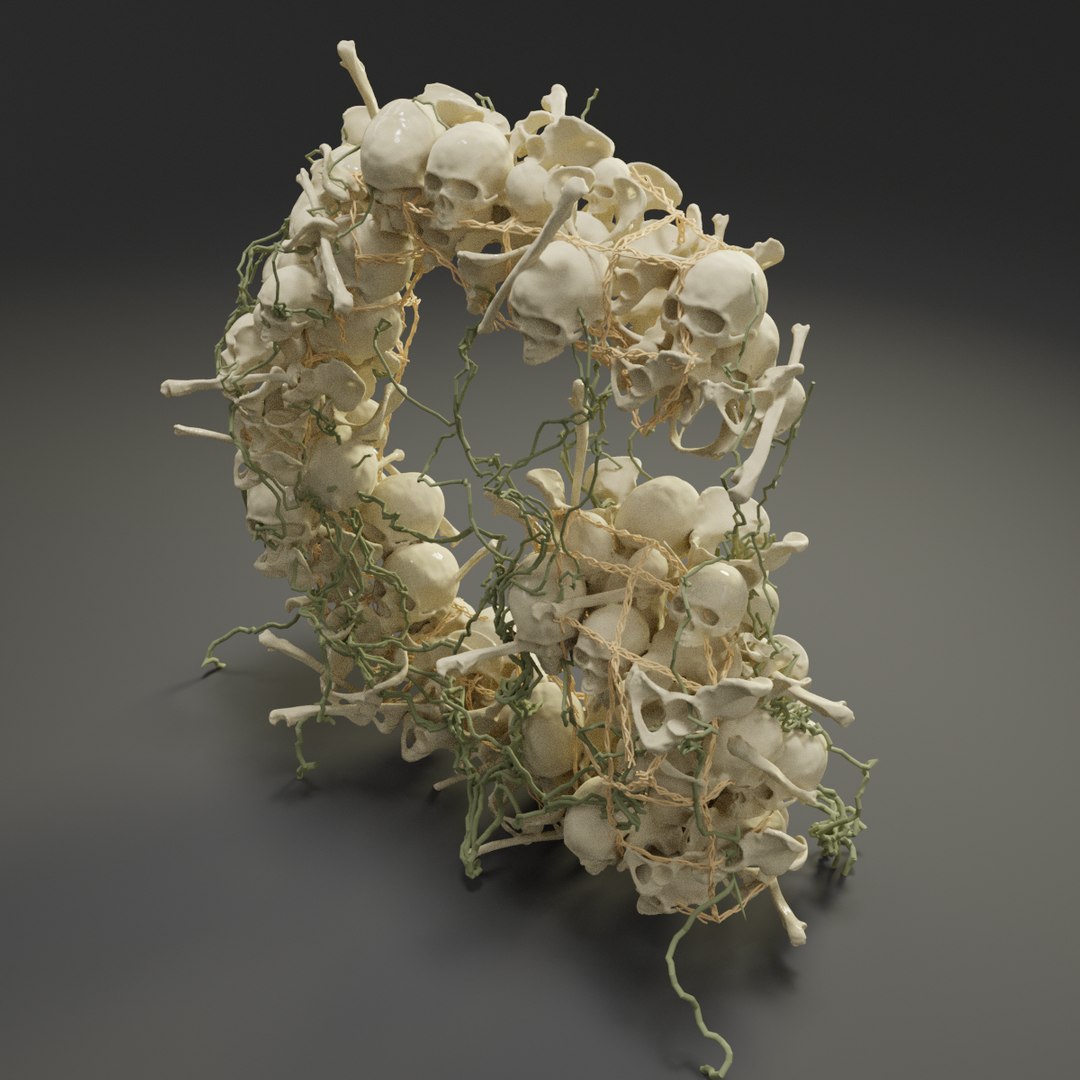 Letter g bones skeleton 3D model - TurboSquid 1546121