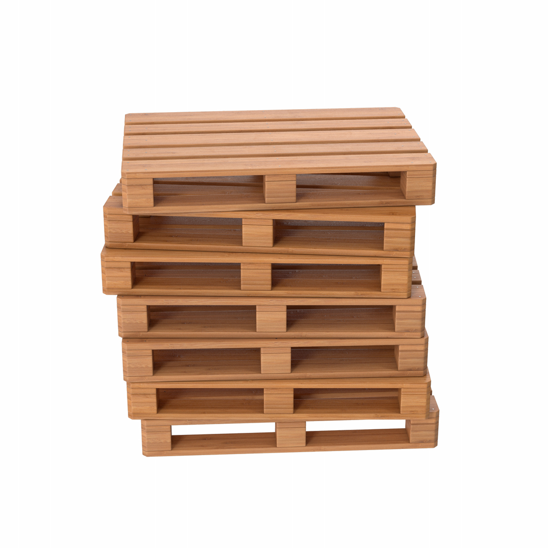 Wooden Pallets Stack 3D Model - TurboSquid 2020475