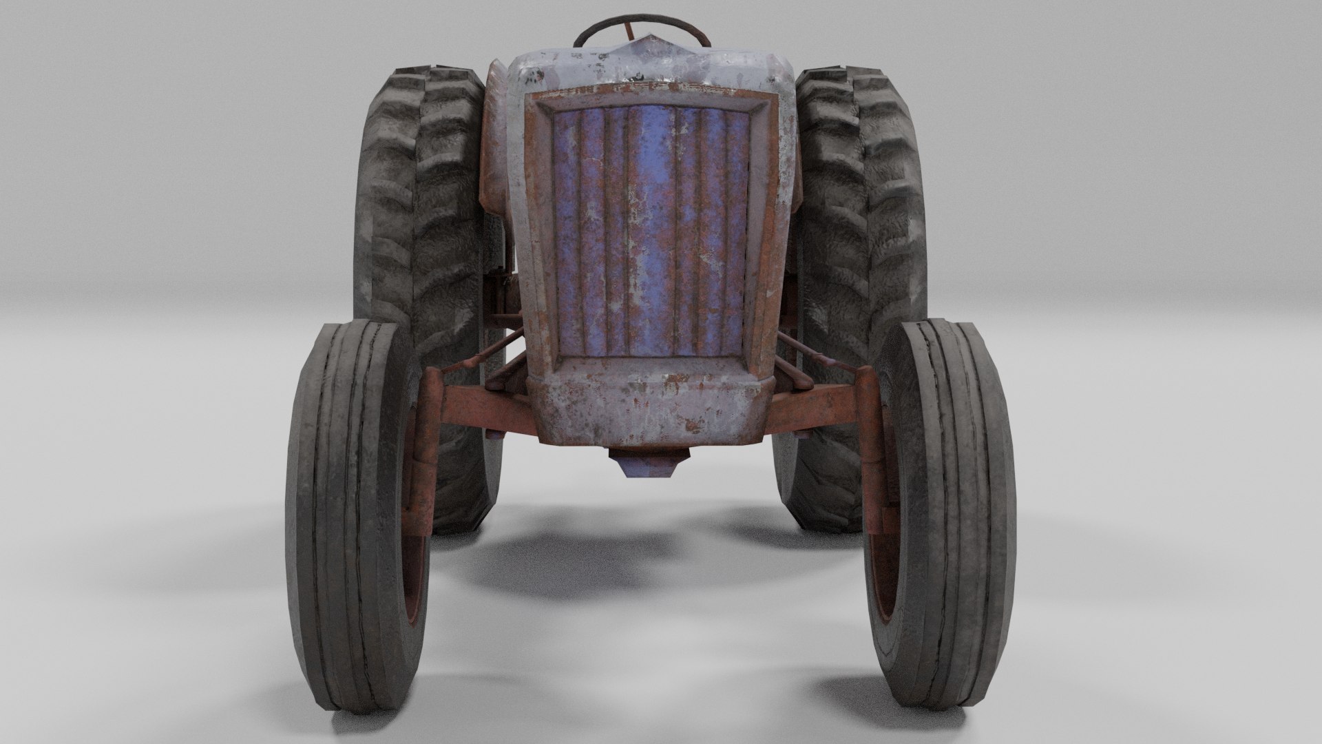 Old Tractor 3D - TurboSquid 1608156