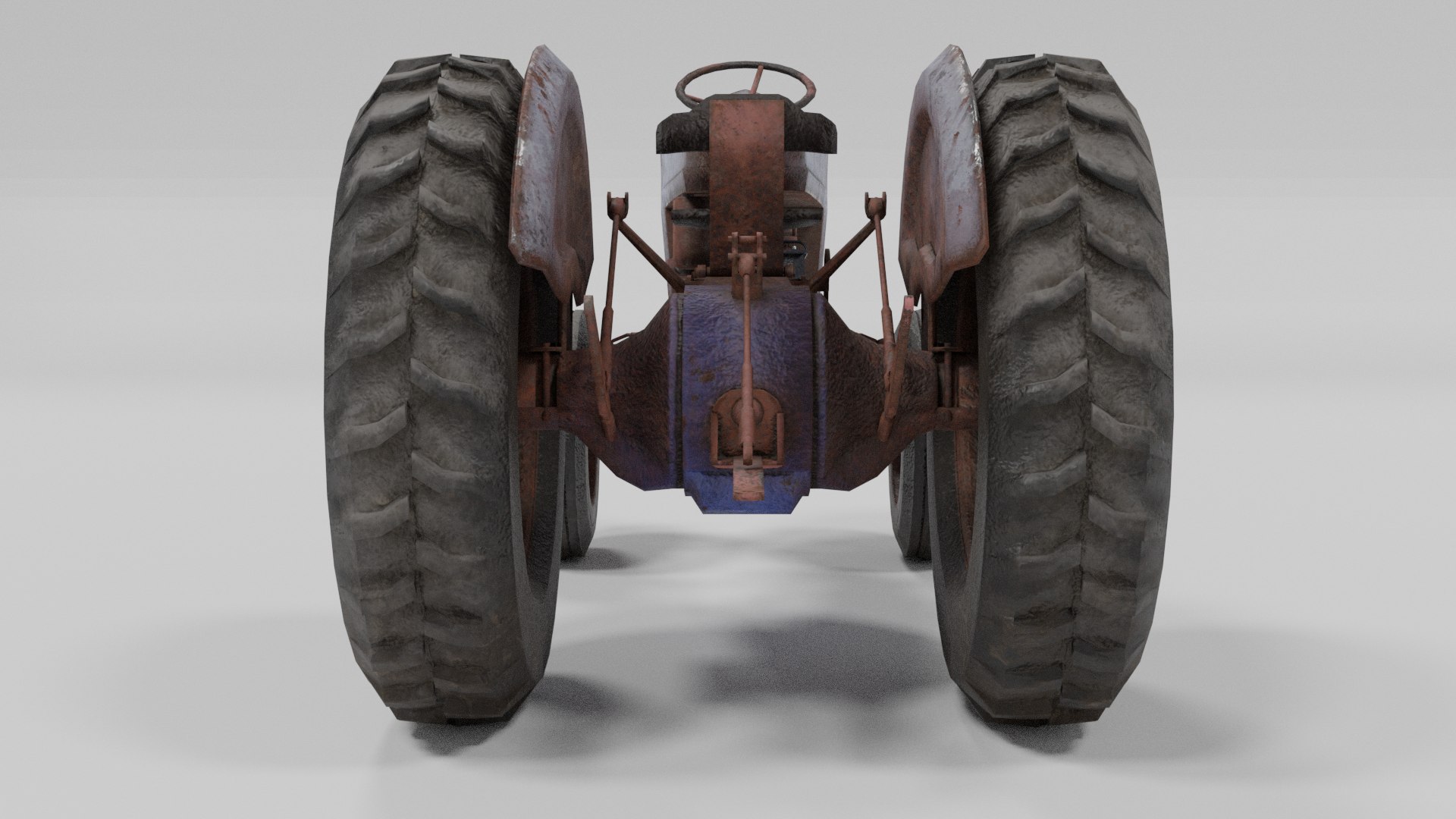 Old Tractor 3D - TurboSquid 1608156