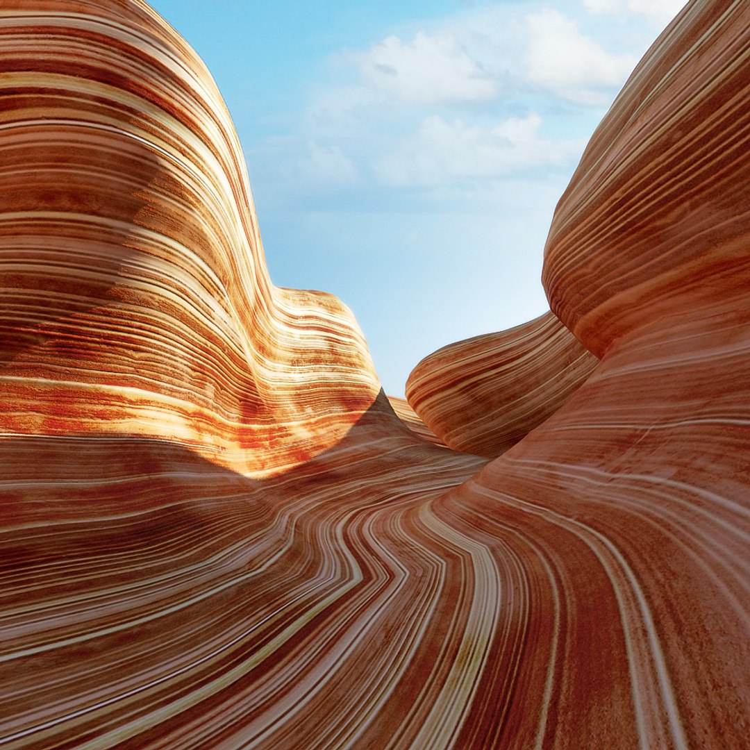 3d Model Canyon Landscape