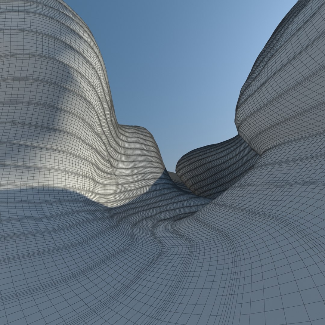 3d Model Canyon Landscape