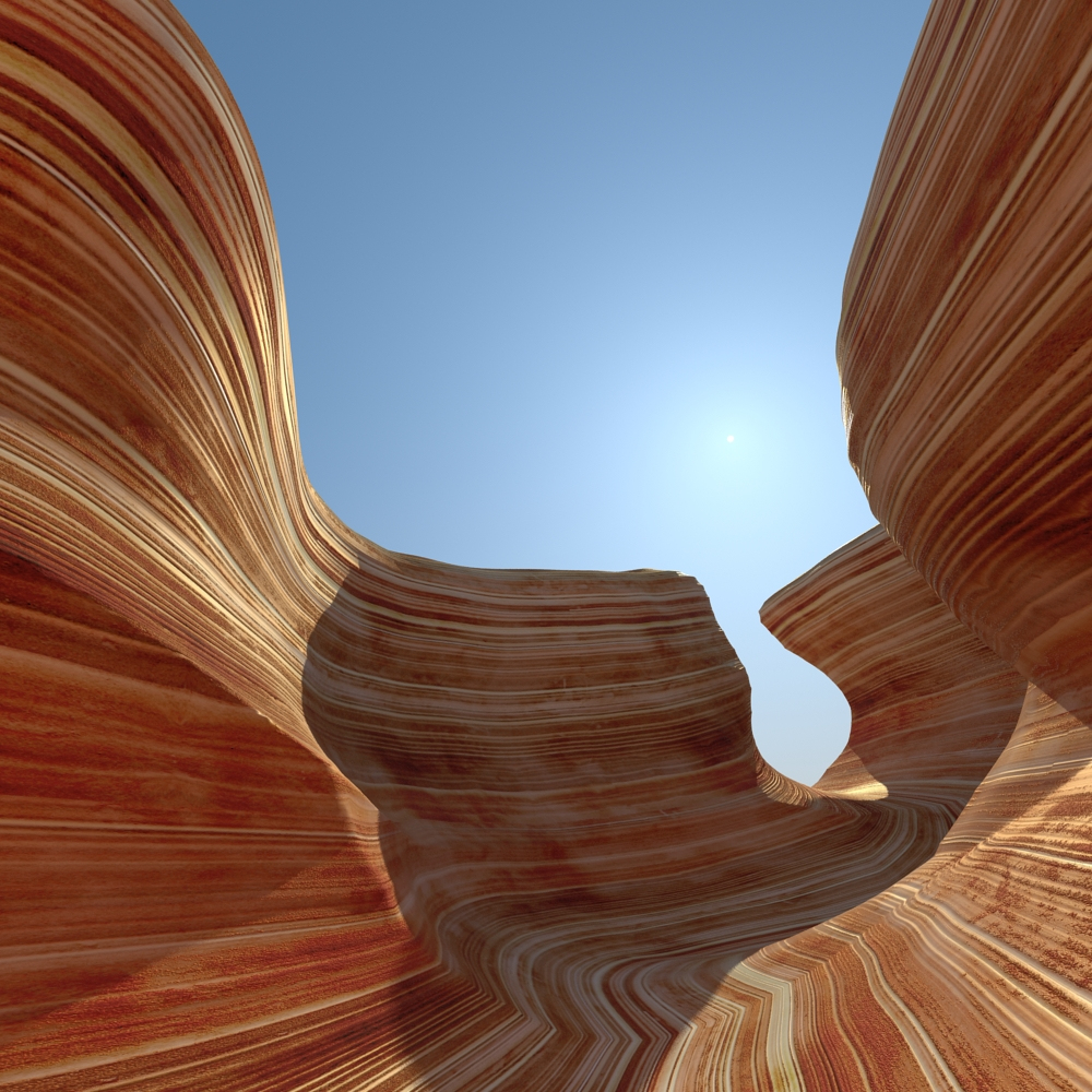 3d model canyon landscape