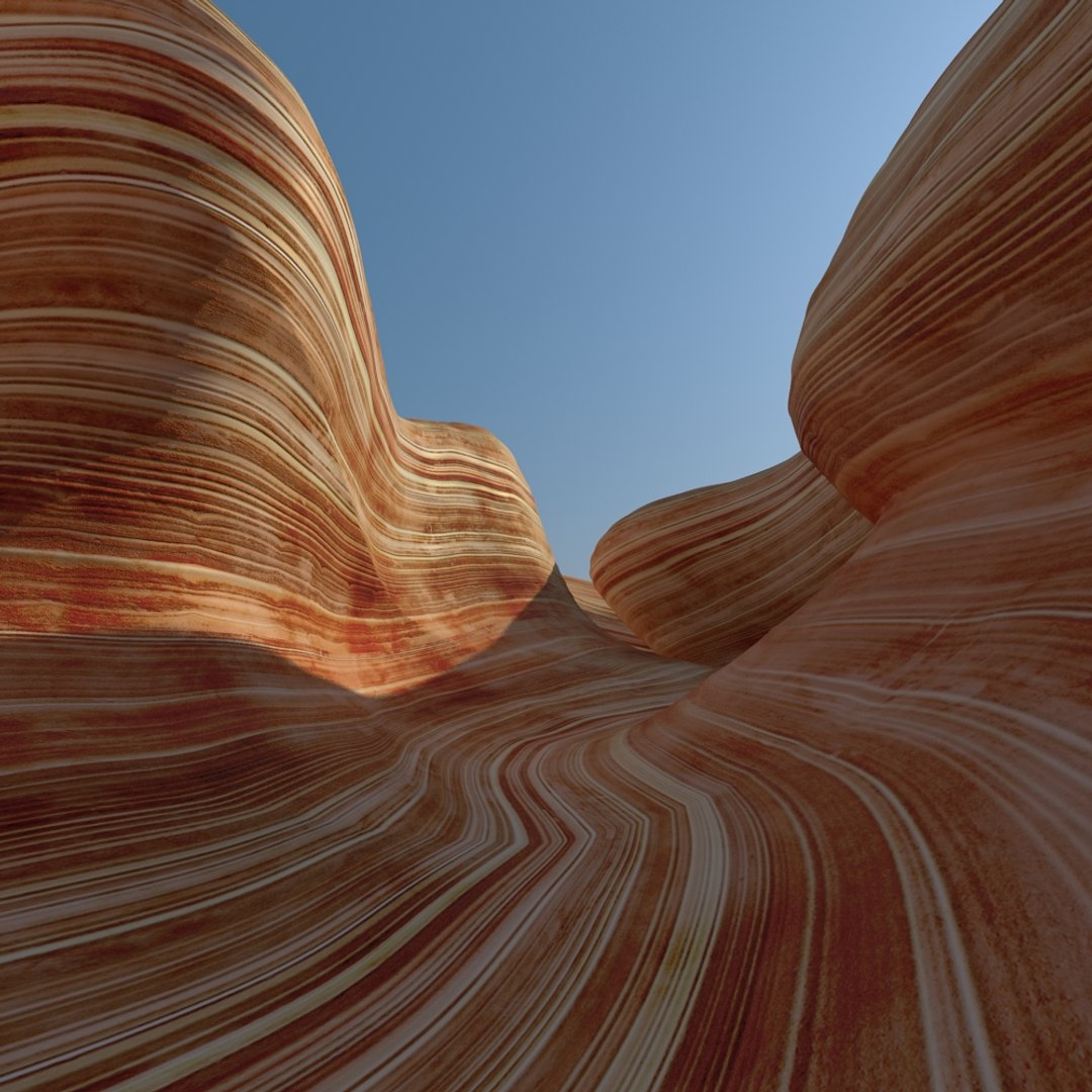 3d Model Canyon Landscape