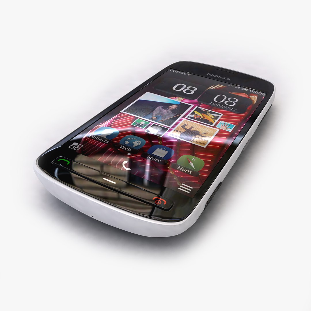 3d Model Nokia 808 Pureview White