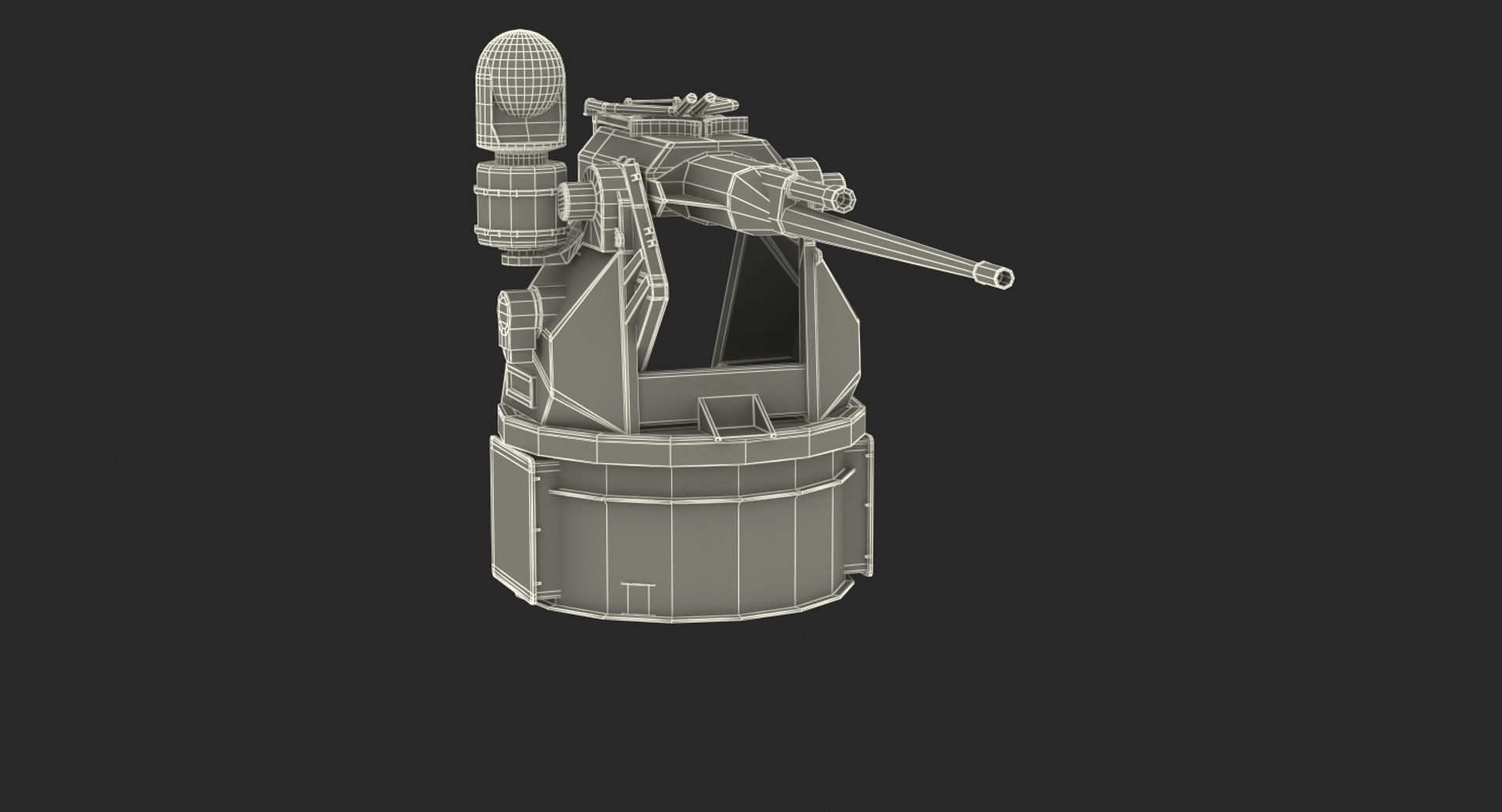 M242 Bushmaster Autocannon 3D Model - TurboSquid 1328448