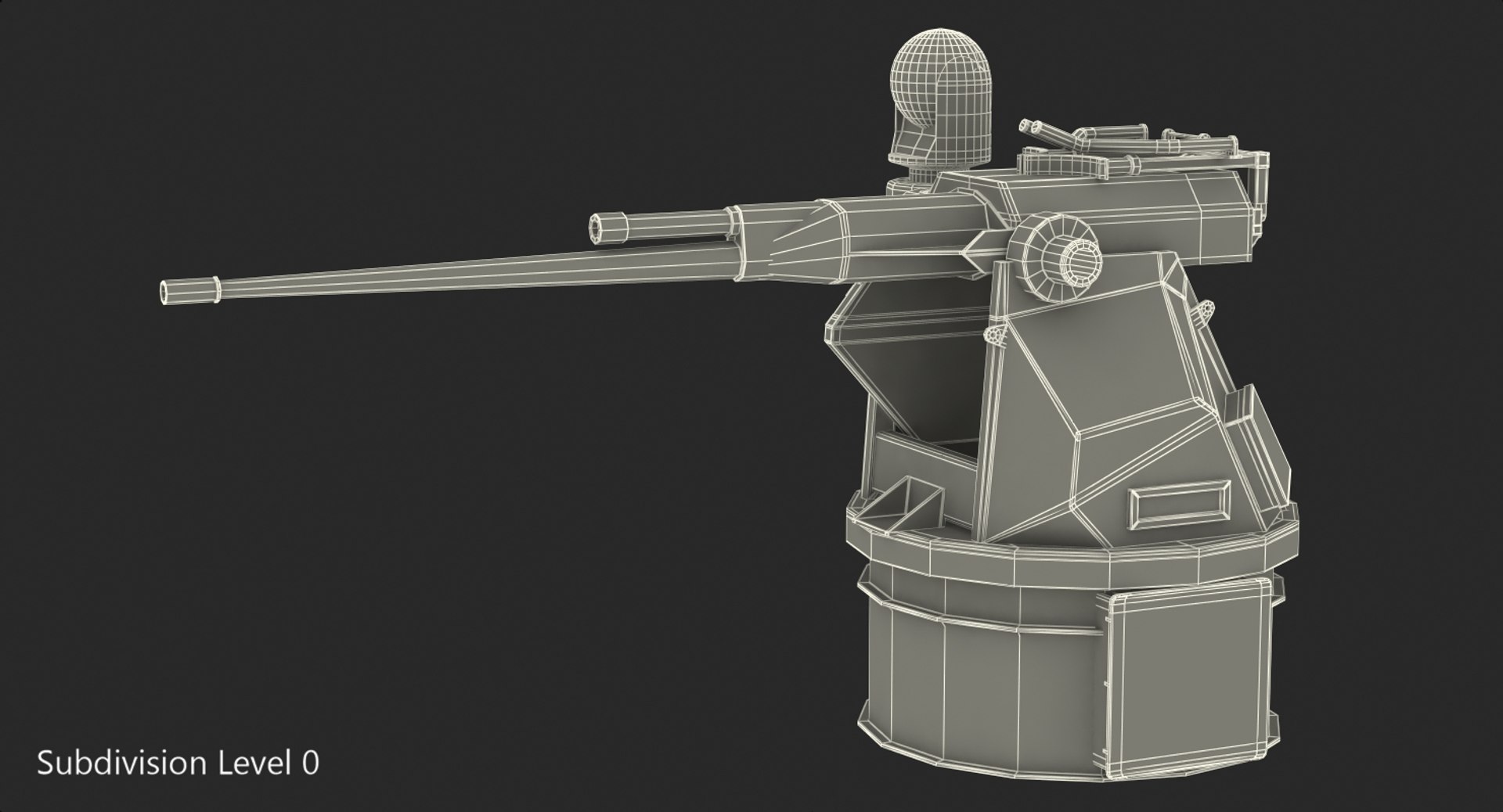 M242 Bushmaster Autocannon 3D Model - TurboSquid 1328448