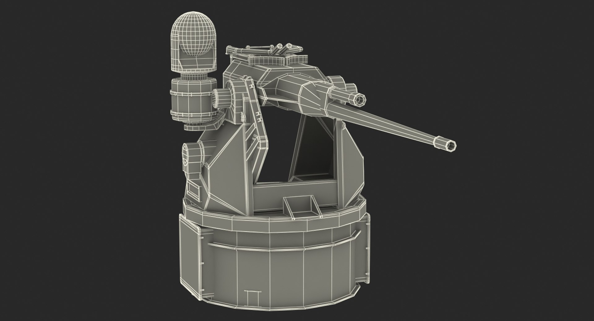 M242 Bushmaster Autocannon 3D Model - TurboSquid 1328448