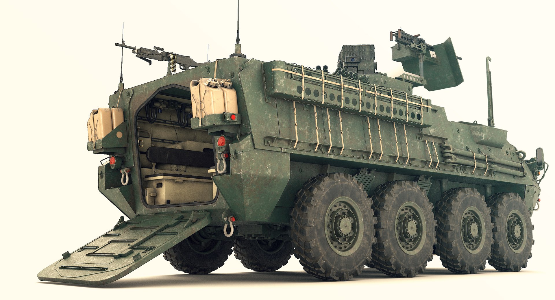 3D m1127 vehicle model - TurboSquid 1429857