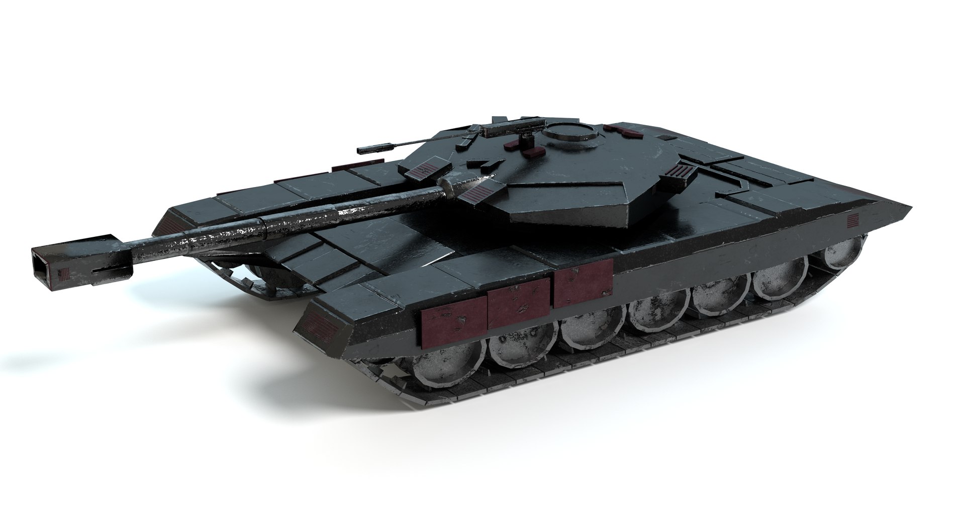 Futuristic Tank 3ds