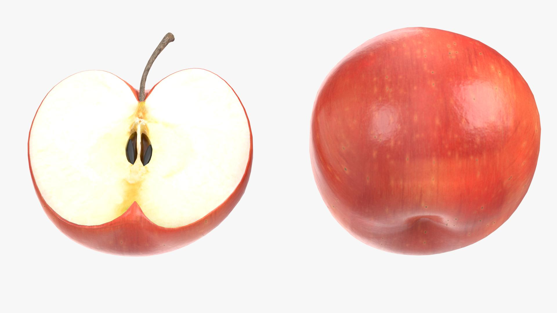 3D Red Apples Model - TurboSquid 2063066