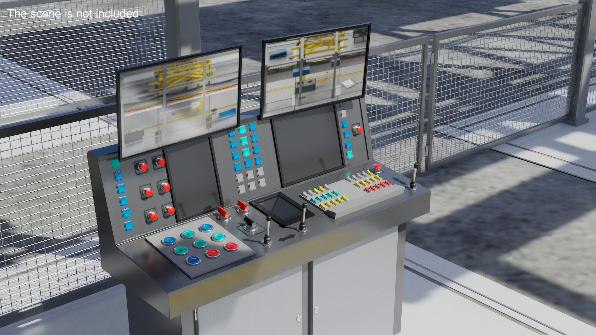 3D Main Control Panel - TurboSquid 2318960