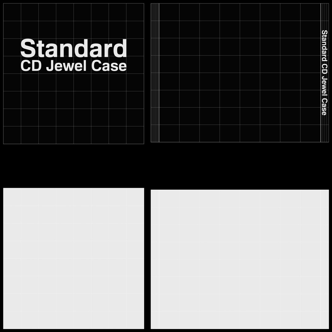 3D Standard CD Jewel Case B - TurboSquid 2176232