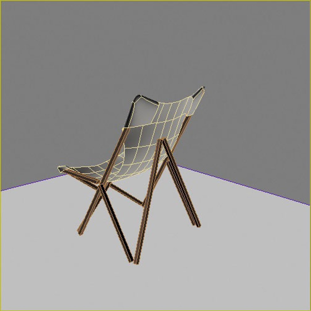Outdoor Easy Chair Cloth 3d Model