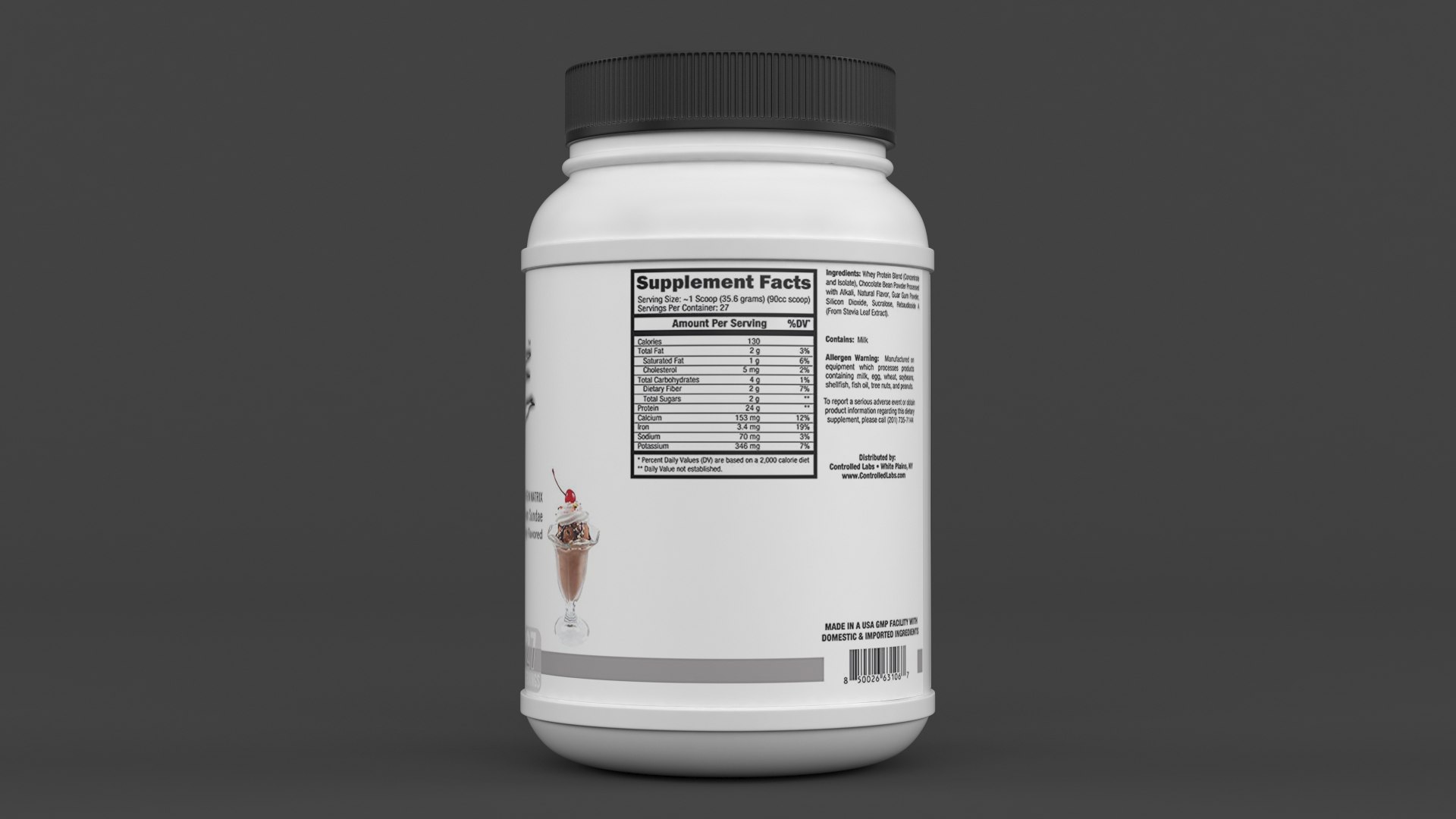 3D Protein Powder Model - TurboSquid 1928433