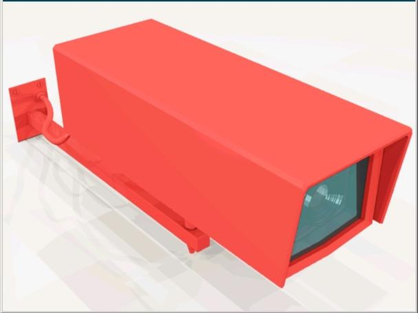 3d Television Cctv Security Camera Model