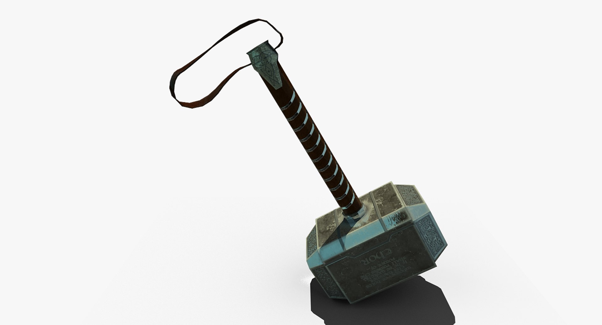 Thor Hammer Mjolnir 3D Model - TurboSquid 1288357